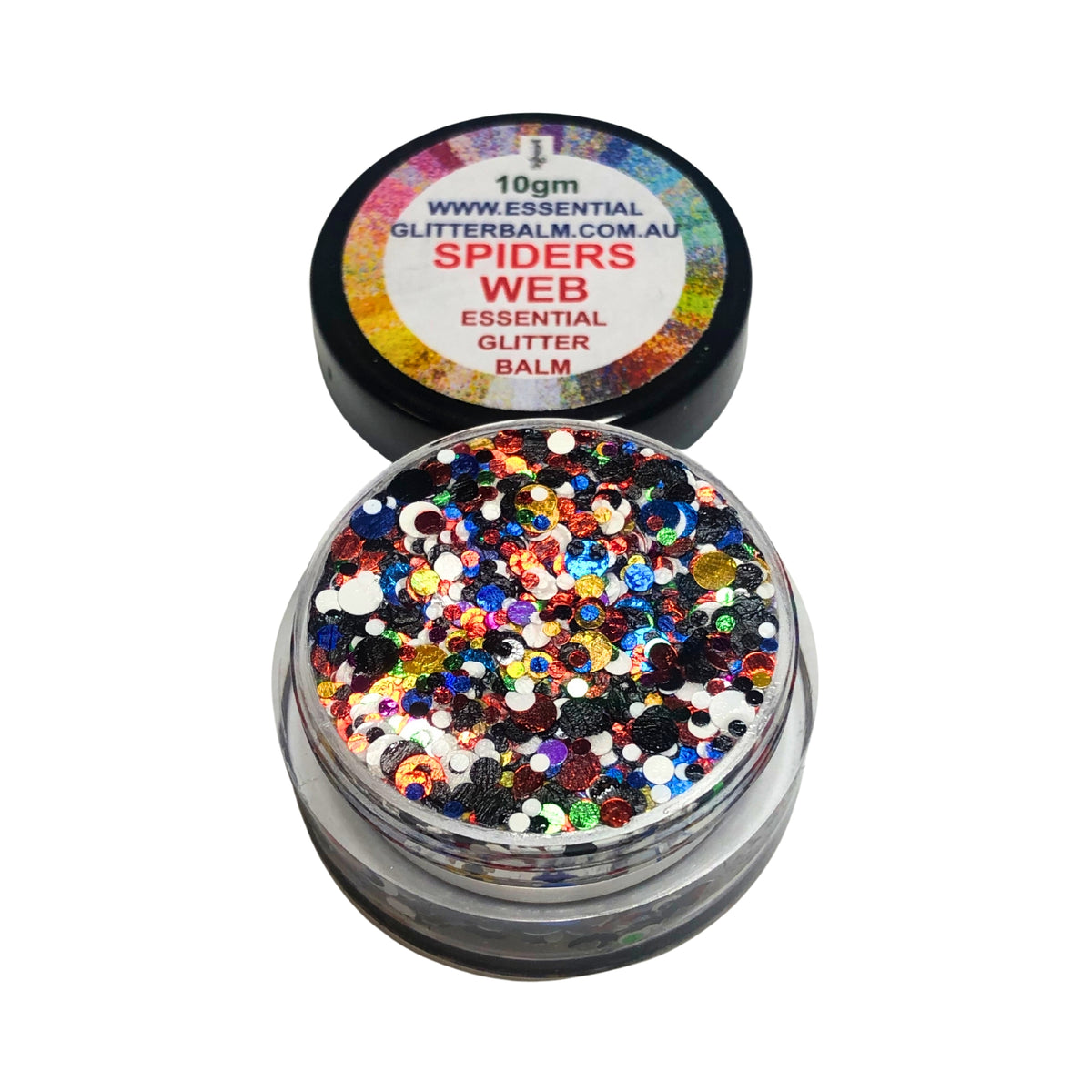 Essential Glitter Balm - SPIDERS WEB – Looney Bin Products